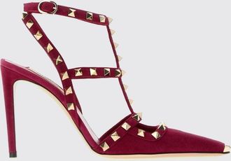 Valentino Garavani Escarpins slingback Rockstud en daim avec clous et talon aiguille
