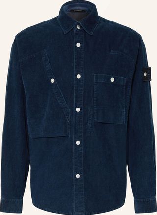 Stone Island Cord-Overjacket Denim Project blau