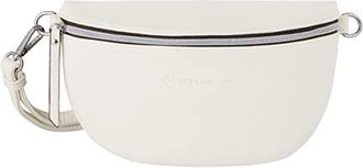 Tom Tailor Denim TOM TAILOR Denim Femme Rosie Sac banane, Blanc (Weiß), 23.5x14x3.5 centimeters (W x H L) EU