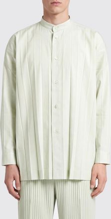 Homme Pliss&eacute; Issey Miyake Slim-Fit-Hemd von Homme Pliss&eacute; Issey Miyake aus plissiertem Cr&ecirc;pe mit Stehkragen