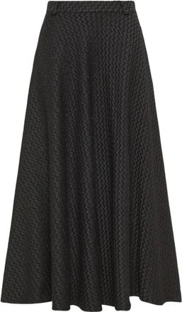 Ni&ugrave; Gonnellone Zalate Skirt - Femme - Jupes - Noir - Taille: 42 FR