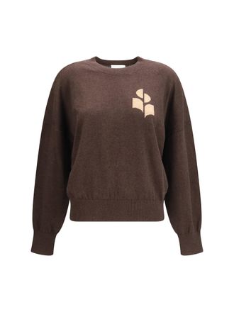 Isabel Marant Cotton-Wool Blend Sweater - Brown