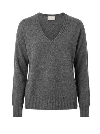 Drumohr Pull &Agrave; Col V - Gris