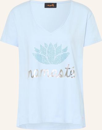 Miss Goodlife Miss Goodlife T-Shirt Mit Schmucksteinen blau