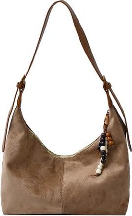 Generic Sac &agrave; main fourre-tout en daim synth&eacute;tique pour femme (noir)