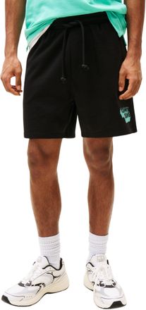 Tommy Jeans Herren TJM RLX Stack Logo Sweatshrt EXT Dm0dm21803 Sweatshorts, Black (Black), XXL EU