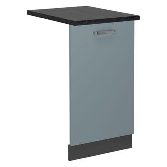 Vicco Geschirrsp&uuml;lblende R-Line, Blau-Grau, 45 cm, ap Anthrazit