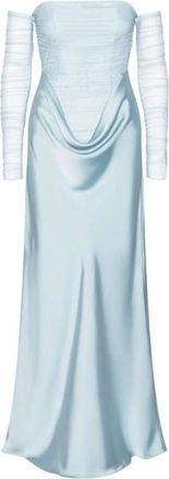 Rotate Rotate Birger Christensen, Femme, Robes, Bleu, Taille: 40 FR Robes de soir&eacute;e