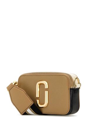 Marc Jacobs Womens Multicolor Leather The Snapshot Crossbody Bag Camelmulti Borse A Mano