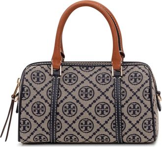 Tory Burch Femme, Sacs, Bleu, Taille: ONE Size T Monogram Petite Barrel Bag
