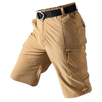 Generic Short d&eacute;t&eacute; court pour homme - Pantalon cargo l&eacute;ger &agrave; s&eacute;chage rapide - Pantalon de sport dext&eacute;rieur avec poches multiples - Pantalon cargo - Pantalon d