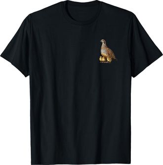 jz.birds Rebhuhn Vogelfreund Gartenvogel Singvogel Biologe Vogel T-Shirt
