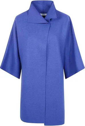 Harris Wharf London Manteau Au Genou - Bleu