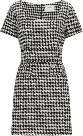 Nicowa A-Linien-Kleid VANTREA (1-tlg) aus italienischem Boucle-Stoff