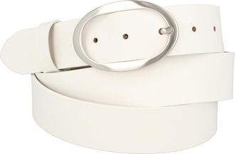 MGM Damen Basicgürtel Dora Gürtel, Weiß (weiß), 105