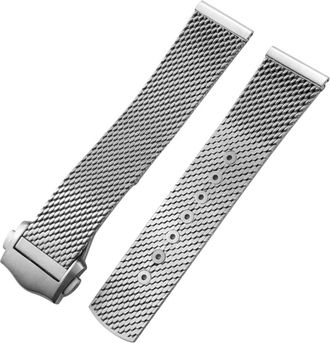 Generic YZCIS Solide Titanlegierung 19mm 20mm Armband f&uuml;r 007 Diver 300 Uhrenarmband gewebte Metallarmb&auml;nder Herkunft China