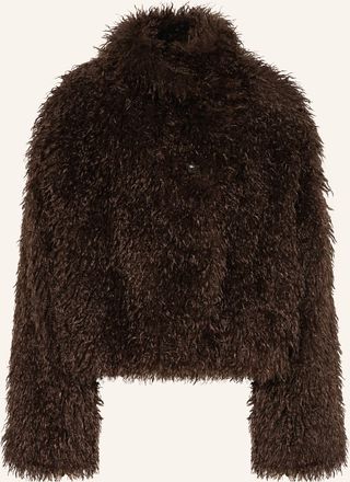 Studio AR Studio Ar Kunstfell-Jacke Millie braun