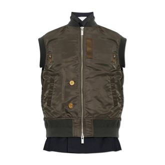 sacai Herren, Jacken, Gr&uuml;n, SGr&ouml;&szlig;e