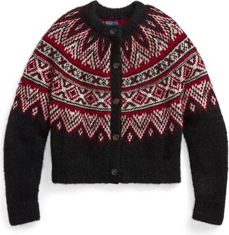 Ralph Lauren FAIR ISLE ALPACA-BLEND CARDIGAN