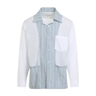 Maison Margiela Wei&szlig;es Hemd f&uuml;r M&auml;nner Aw25 - - Shirts - Herren - Mehrfarbig - XS