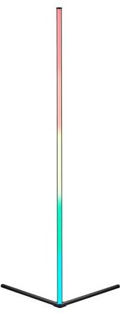 Reality LED Stehleuchte Level R45721102, Metall Schwarz matt, inkl. 10 Watt RGB LED, Fernbedienung, Dynamic Light, Sound Control