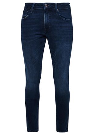 Superdry Herren Organic Cotton Vintage Slim Jeans Vanderbilt Tintenblau In Used-Optik 30/32
