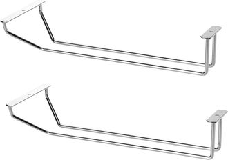 BESPORTBLE 2st&uuml;cke Weinglasst&auml;nder F&uuml;r Hausbar Party Restaurant B&uuml;ro Bar Farbe Silber