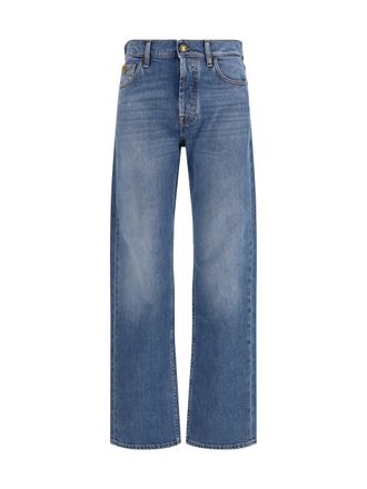 Jacob Cohen Womens Jeans Claire Mid-Rise Medium Blue Cotton