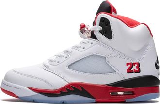 Nike Jordan Homme, Sport, Blanc, Taille: 52 1/2 EU 5 Retro OG Fire Red