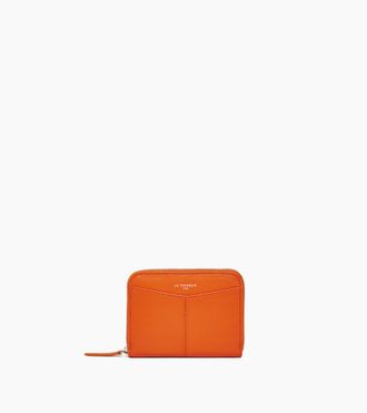 Le Tanneur Rei&szlig;verschlussb&ouml;rse mit abnehmbarem Kartenhalter Charlotte aus glattem Leder