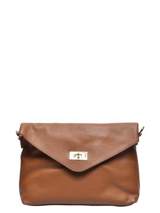 Anna Luchini Braun Rindsledertasche
