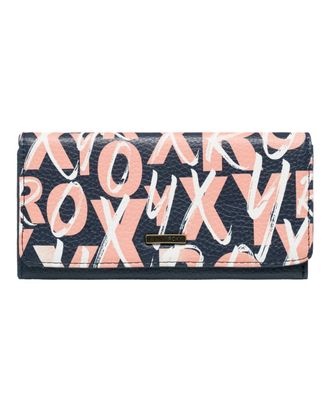 Roxy Hazy Daze Wallets f&uuml;r Damen - Mood Indigo - Plaid_2 - Einheitsgr&ouml;&szlig;e