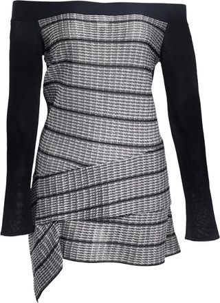 Roland Mouret haut en maille &agrave; &eacute;paules d&eacute;nud&eacute;es - Noir