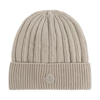 Moncler Femme, Accessoires, Beige, Taille: ONE Size Bonnet en laine