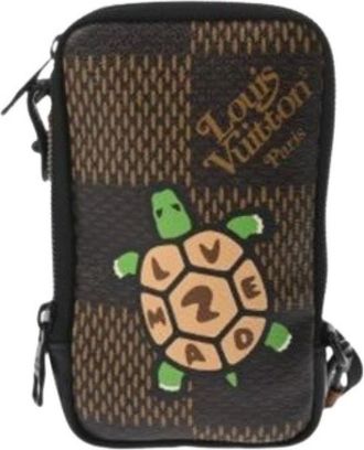 Louis Vuitton unisex, Pre-owned, Brun, Taille: ONE Size Sac bandouli&egrave;re pochette en toile Damier Pre-owned