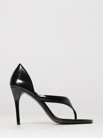 Alaia Mules tongs en cuir de veau avec talon aiguille haut