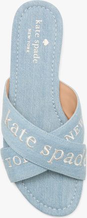 Kate Spade New York Kate Spade Piper Denim Slide f&uuml;r Frauen in Denim, Gr&ouml;&szlig;e: 41 | Gemischtes Material