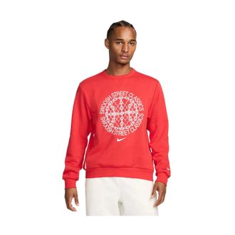 Nike Homme, Sweatshirts et sweats à capuche, Rouge, Taille: 2XL Sweat à col rond en Bleu Foncé
