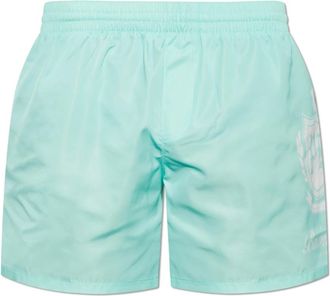 Balmain Homme, Maillots de bain, Vert, Taille: L Short de bain