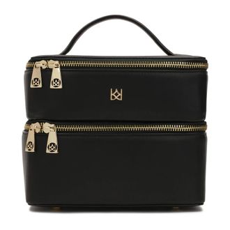 Kazar Zweikammer-Kosmetiktasche in Form eines Koffers - - Bags - Damen - Schwarzk - ONE SIZE