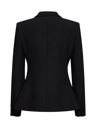 Blanca Vita Womens Jacket Gregis Black Cr&ecirc;pe Polyester
