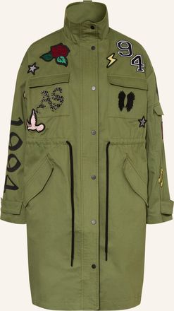 AllSaints Allsaints Parka Ariaa Mit Schmuckperlen gruen