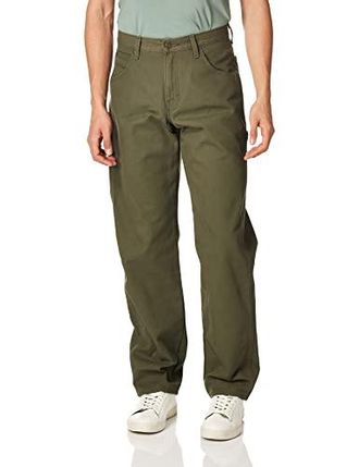 Dickies Relaxed Fit Straight-Leg Duck Carpenter Jean, Vert Mousse rincée, 36 W/36 L Homme
