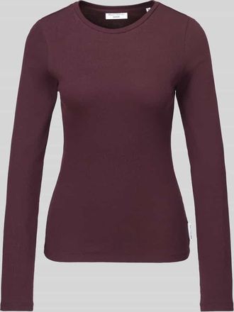 Marc O'Polo Denim Langarmshirt mit Rollsaum-Details