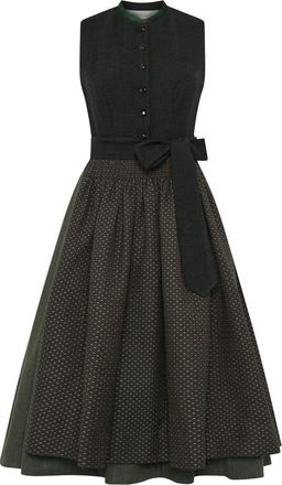 Gottseidank Hochschlie&szlig;endes Dirndl Mika aus Schurwolle und Leinen in