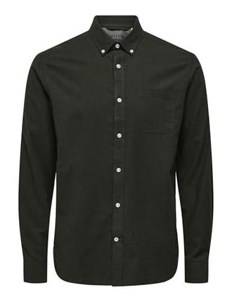 Only & Sons Onsroad Life Reg Melange Ls T-Shirt Noos, Colophane, XS