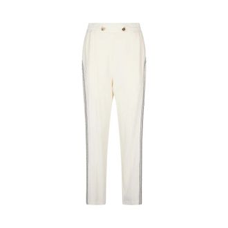 Liu Jo Jersey Jogginghose - - Trousers - Damen - Wei&szlig; - S