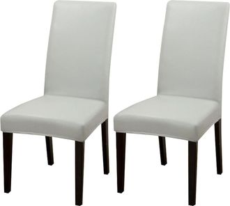 Generic wasserdichte PU-Stuhlbez&uuml;ge Set F&uuml;r Esszimmer - Langlebige Schonh&uuml;llen F&uuml;r K&uuml;che, Hotel & Restaurant, Hochzeit, Event, Bankett, Stretchhussen, Atmungs