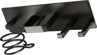 Generic Hair Dryer Wall Rack, Hair Tool Organizer Vertical Storage, Curling Iron Hanger, for Bathroom, Toilet, Home, College Dorm, Apartment, Farmhouse, Hotel