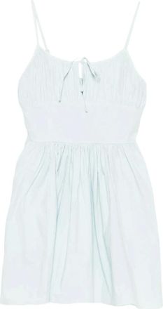 Rotate Rotate Birger Christensen, Femme, Robes, Bleu, Taille: 38 FR Mini-robe &agrave; lacets